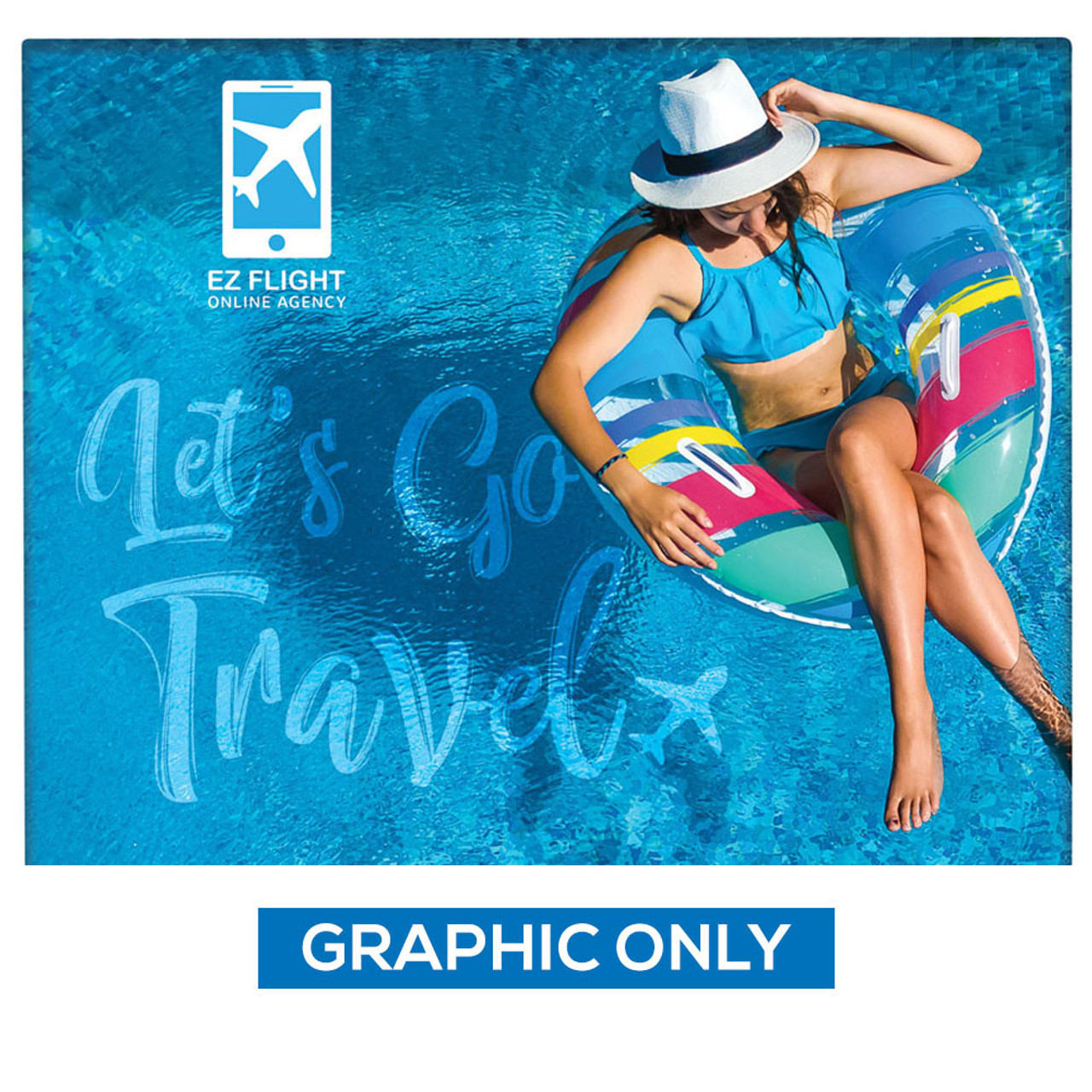 10ft Tension Fabric Backdrop Replacement Graphic