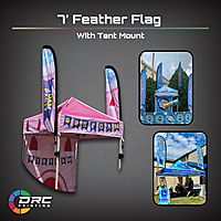 7 foot Feather Flag with Tent Mount