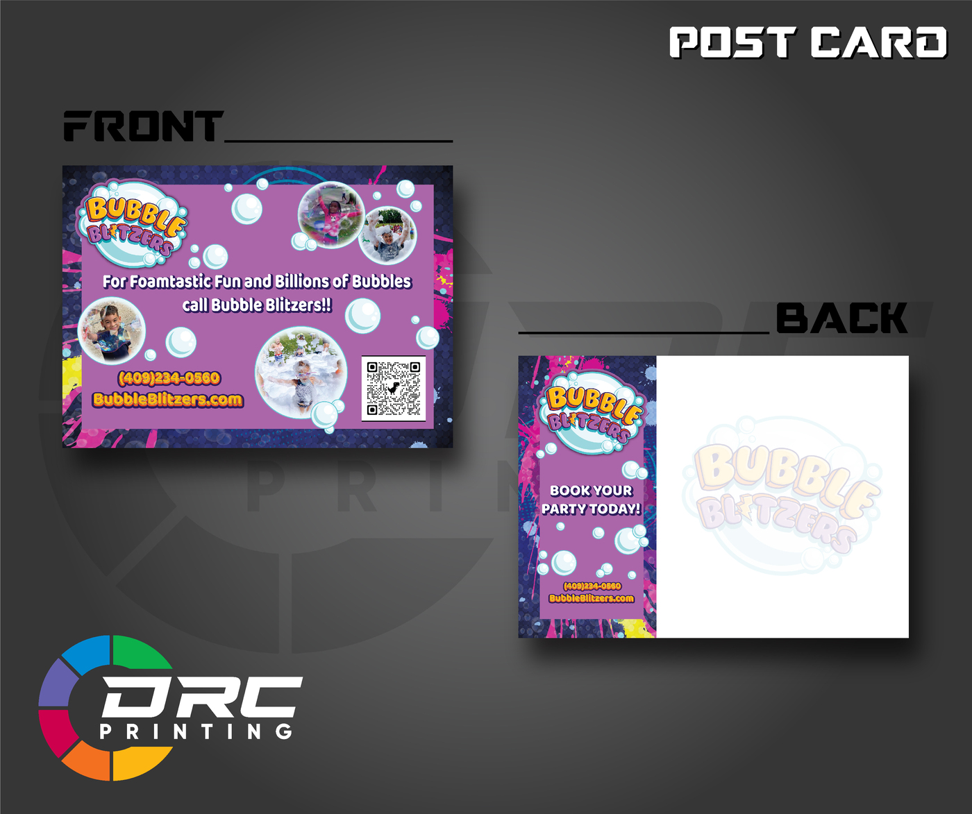 Post Cards 5x7 (Includes Design)