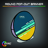 Round Pop Out Banner